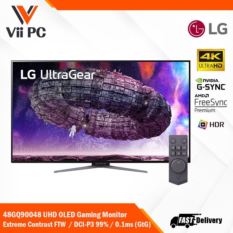 LG 48GQ900-B 48 Inch Ultragear UHD OLED Gaming Monitor with Anti-Glare ...