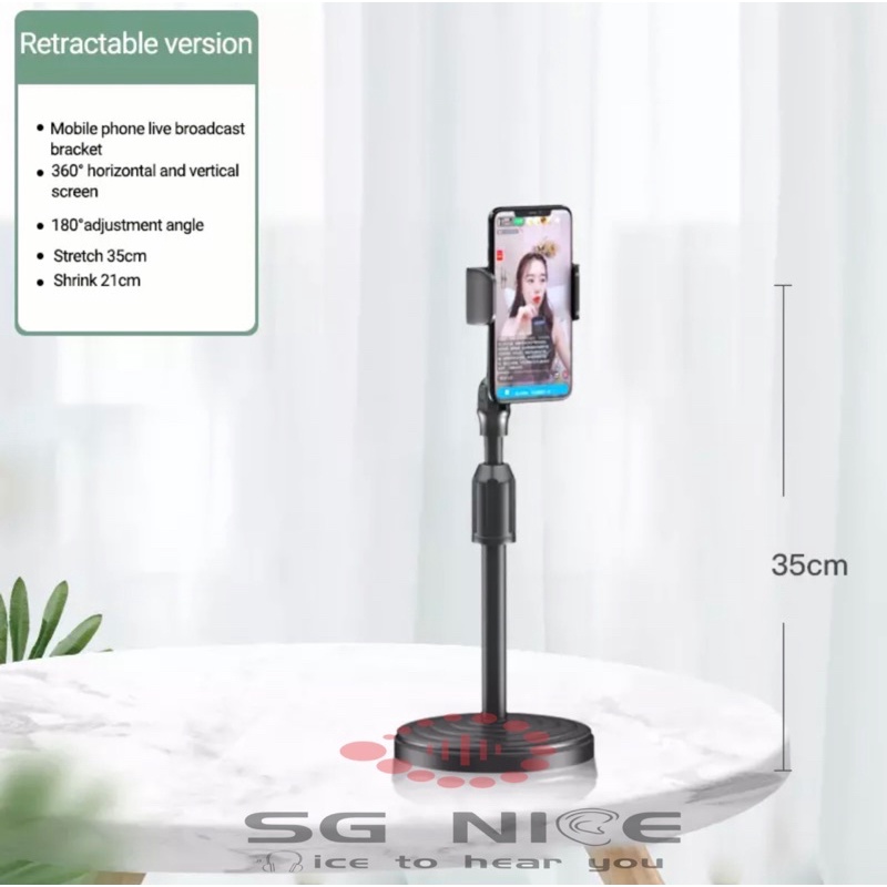 Multiple functional Phone Desk Stand Adjustable phone Holder | Shopee ...