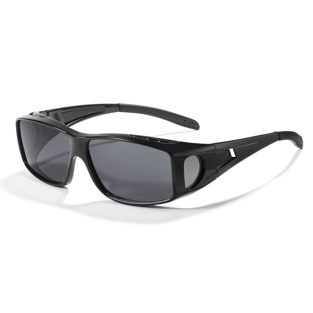 Cyxus Fit Over Glasses Sunglasses for Men Women Wrap Around Sports ...