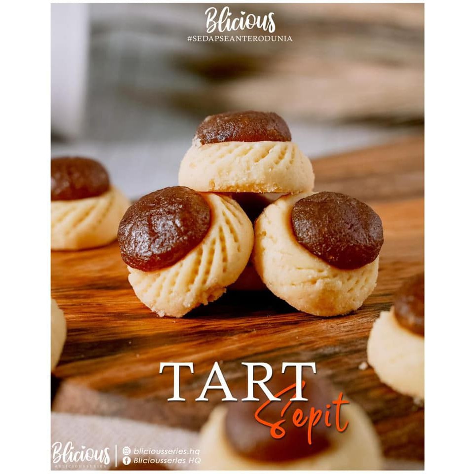 READY STOCK Tart Sepit Kuih Biskut Raya by Blicious Series | Shopee ...
