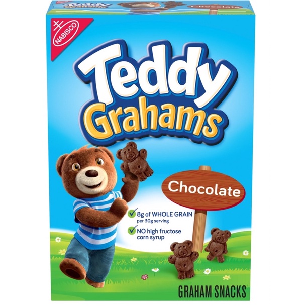 Teddy Grahams Chocolate Graham Snacks, 10 oz(Ready Stock) | Shopee ...
