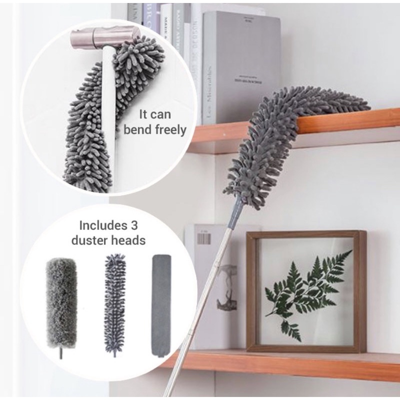 [SGBestDeal] 3-in-1 Magic Duster / Adjustable Microfiber Long Cleaning ...