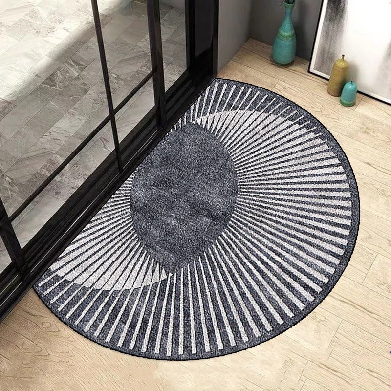 Simple Semi-circle Entry Door Carpet Floor Mat Home Entry Door Foot Mat ...