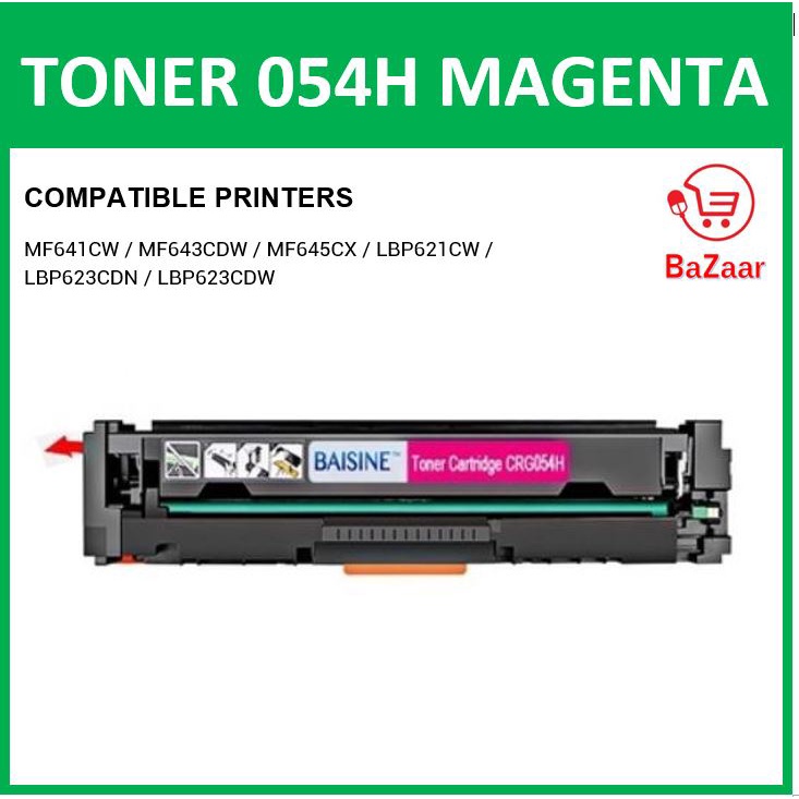 Compatible Toner 54H 054H 54 Black Cyan Magenta Yellow Canon MF641Cw ...