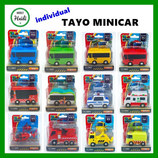 [TAYO☆KOREA] Tayo Bus Tayo Toys Minicar Tayo / Rogi / Lani / Gani ...