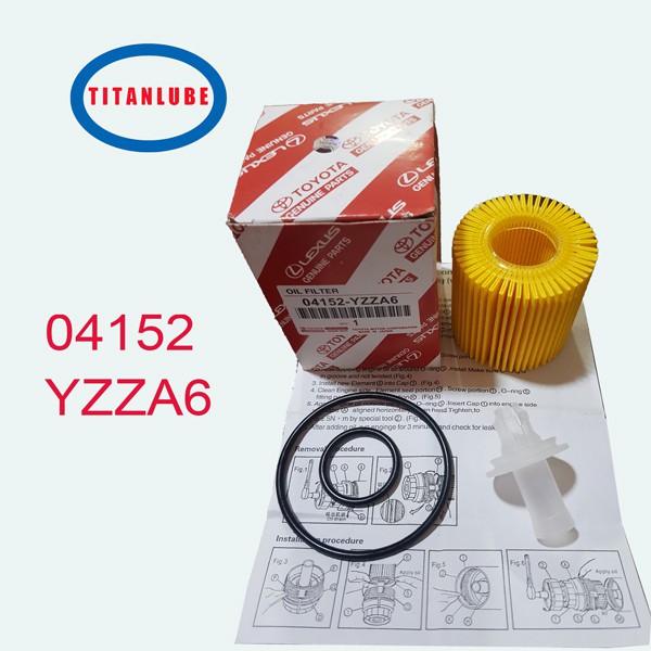 Toyota Oil Filter - Altis New / Wish New / Harrier New 04152-YZZA6 ...