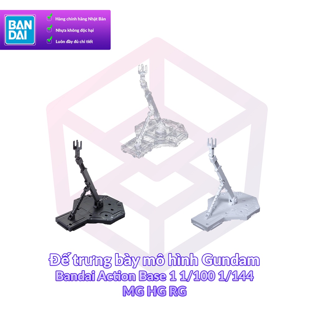 Gundam Display Stand Bandai Action Base 1 1/100 1/144 MG HG RG – Base ...
