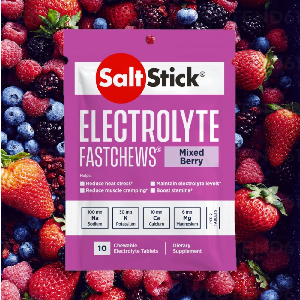 SaltStick FastChew Electrolyte 10pcs packet (Cramp prevention for ...