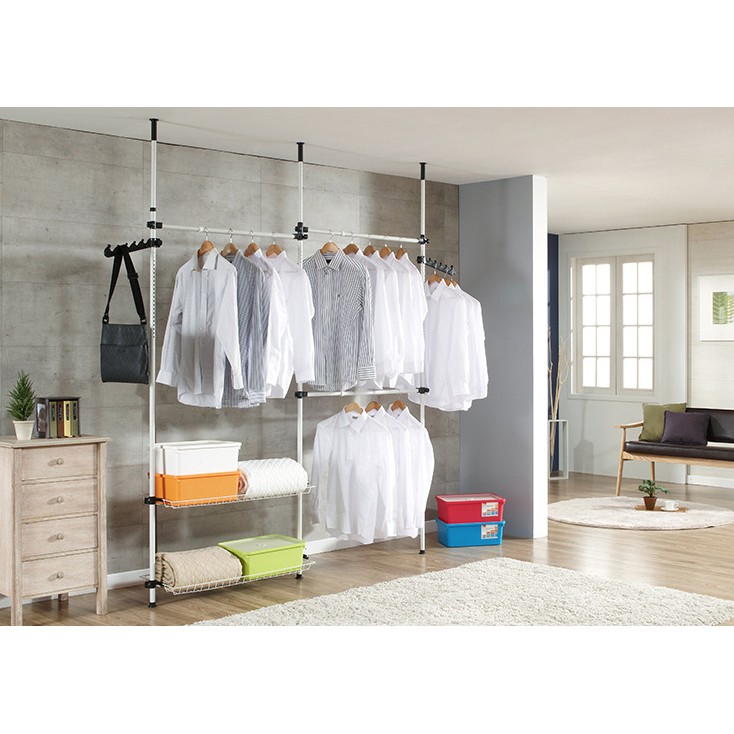 Easyhome.sg ALL Korean Standing Pole Clothes Rack - Coat Stand Drying ...