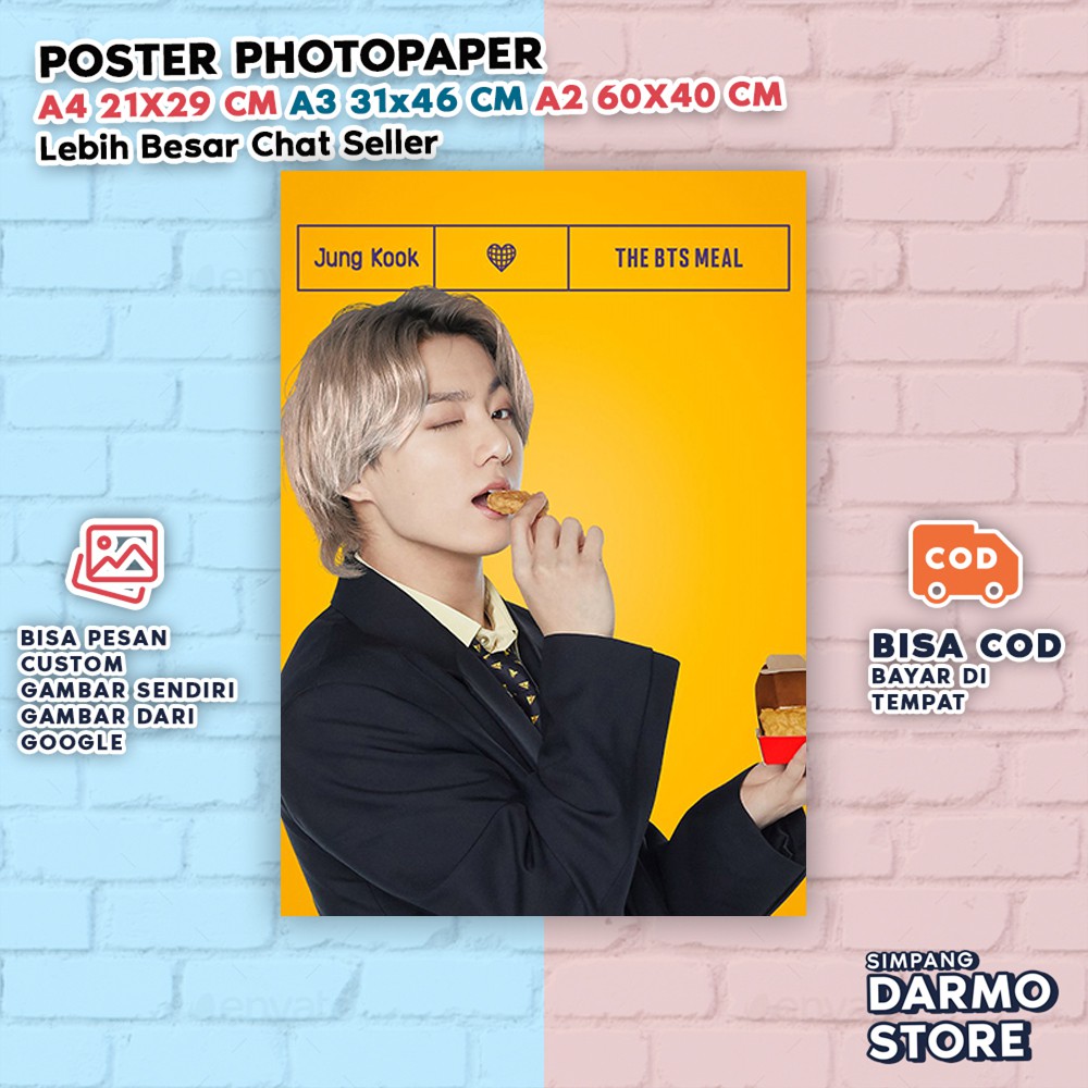 HIASAN DINDING Mcdonald Poster Vintage Retro And Latest Version Colabs ...