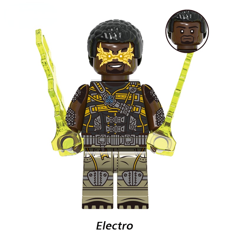 Electro Maxwell Dillon Minifigures Super Villain The Amazing Spider-Man ...