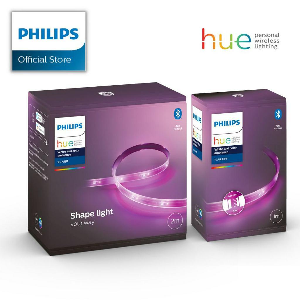 Philips Hue V4 RGB Lightstrip: Base Kit, Extension and Bundles w 16 ...