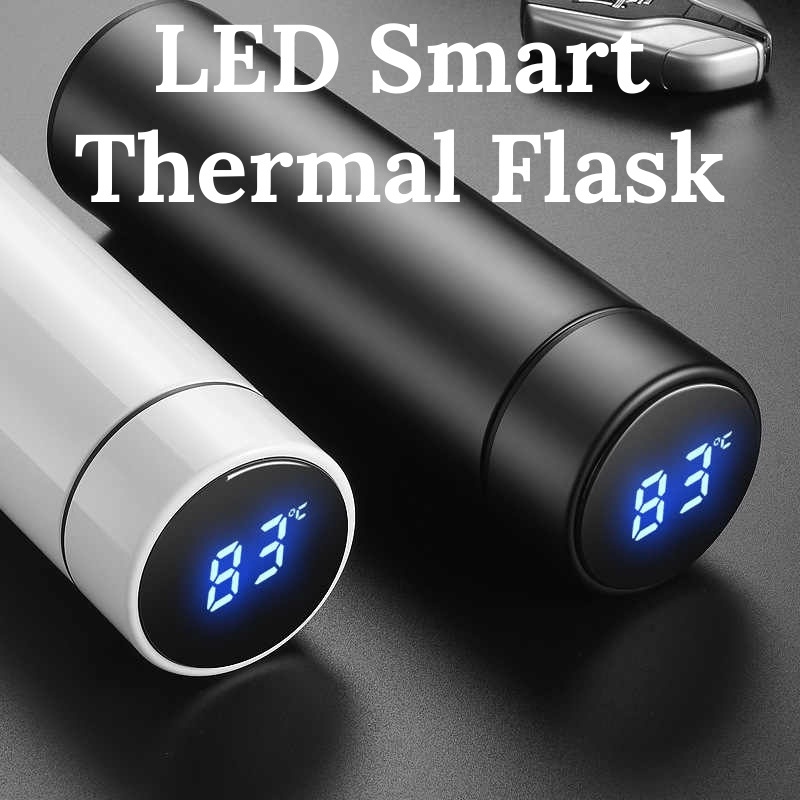 SG🔥Smart LED Temperature Display Water Bottle🔥Thermal Flask🔥500ML🔥 ...