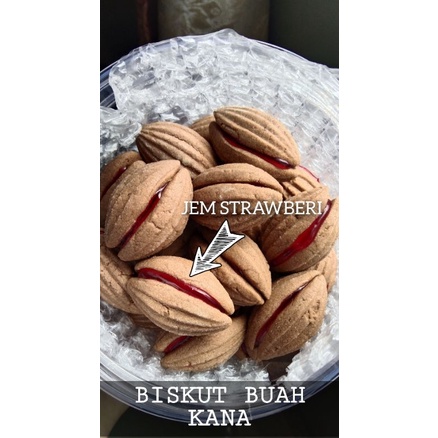 Biskut Buah Kana Inti Strawberi by JK HOMEMADE | Shopee Singapore