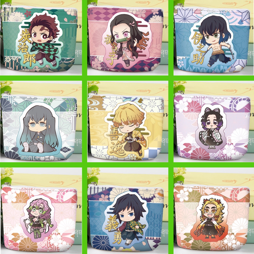 1pc Anime Demon Slayer Change Purse Kimetsu no Yaiba Hashibira Inosuke ...