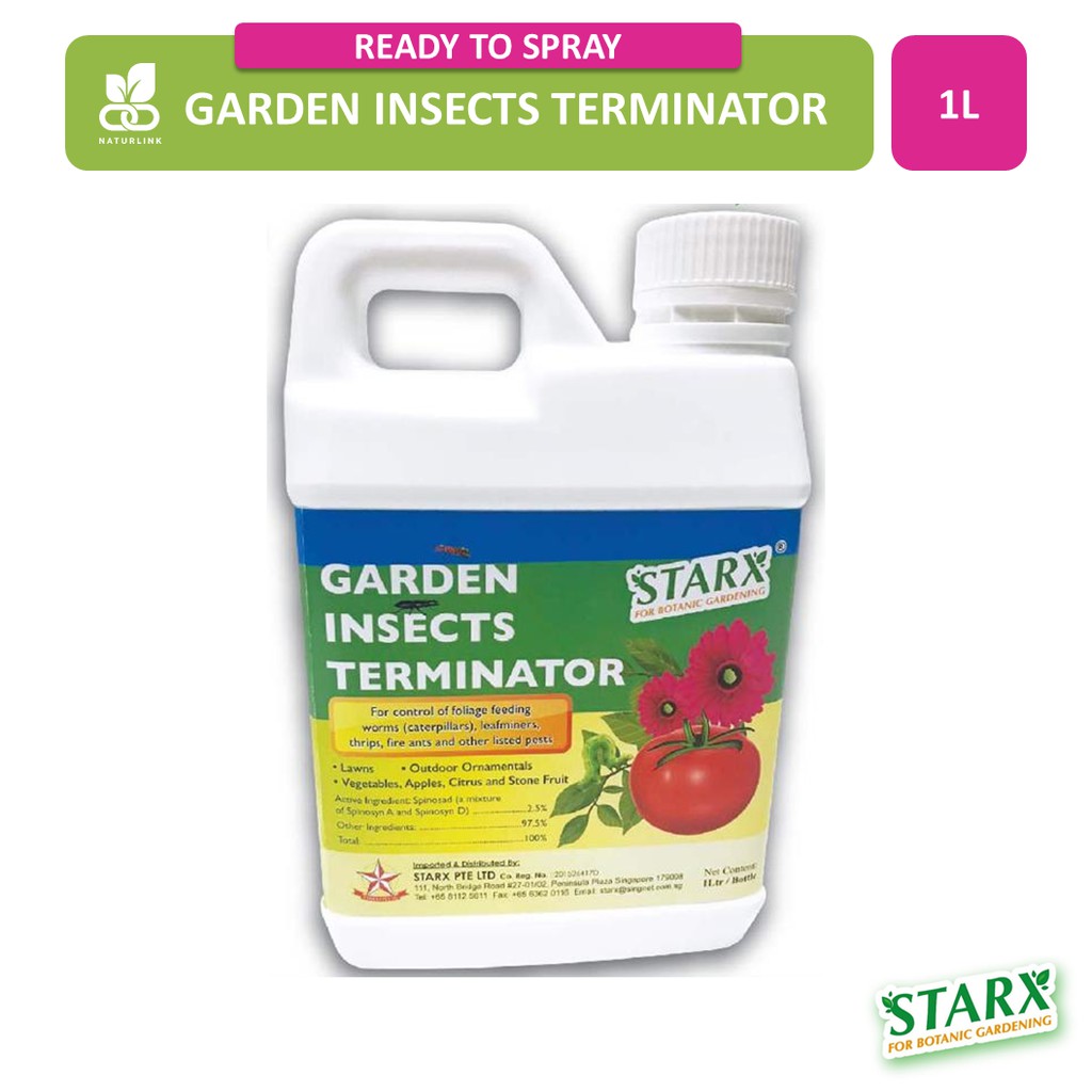 STARX Garden Insects Terminator (1L) | Spinosad - control worms and ...