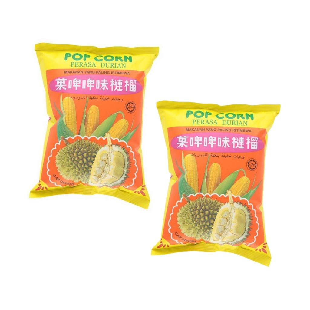 (1 pack) Durian Pop Corn Cracker Biscuit Snack | Shopee Singapore