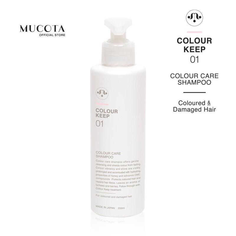 Mucota Colour Keep 01 /02 Colour Care Shampoo for Coloured and dameged hair | Shopee Singapore