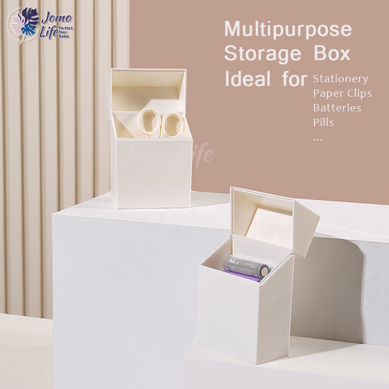 Japanese Style Flip lid Medicine Pill Storage box with lid Organizer ...