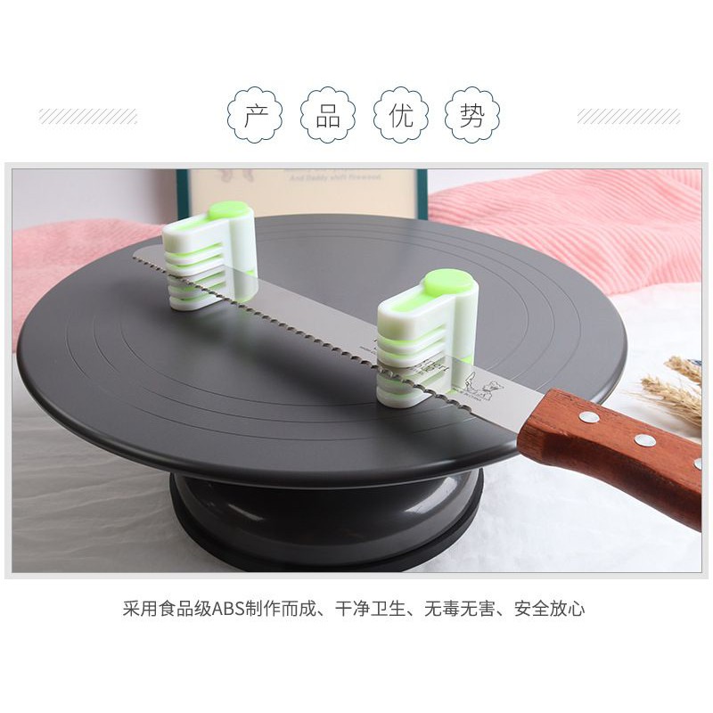 5 Layers Kitchen DIY Cake Bread Cutter Leveler Slicer Cutting Fixator ...