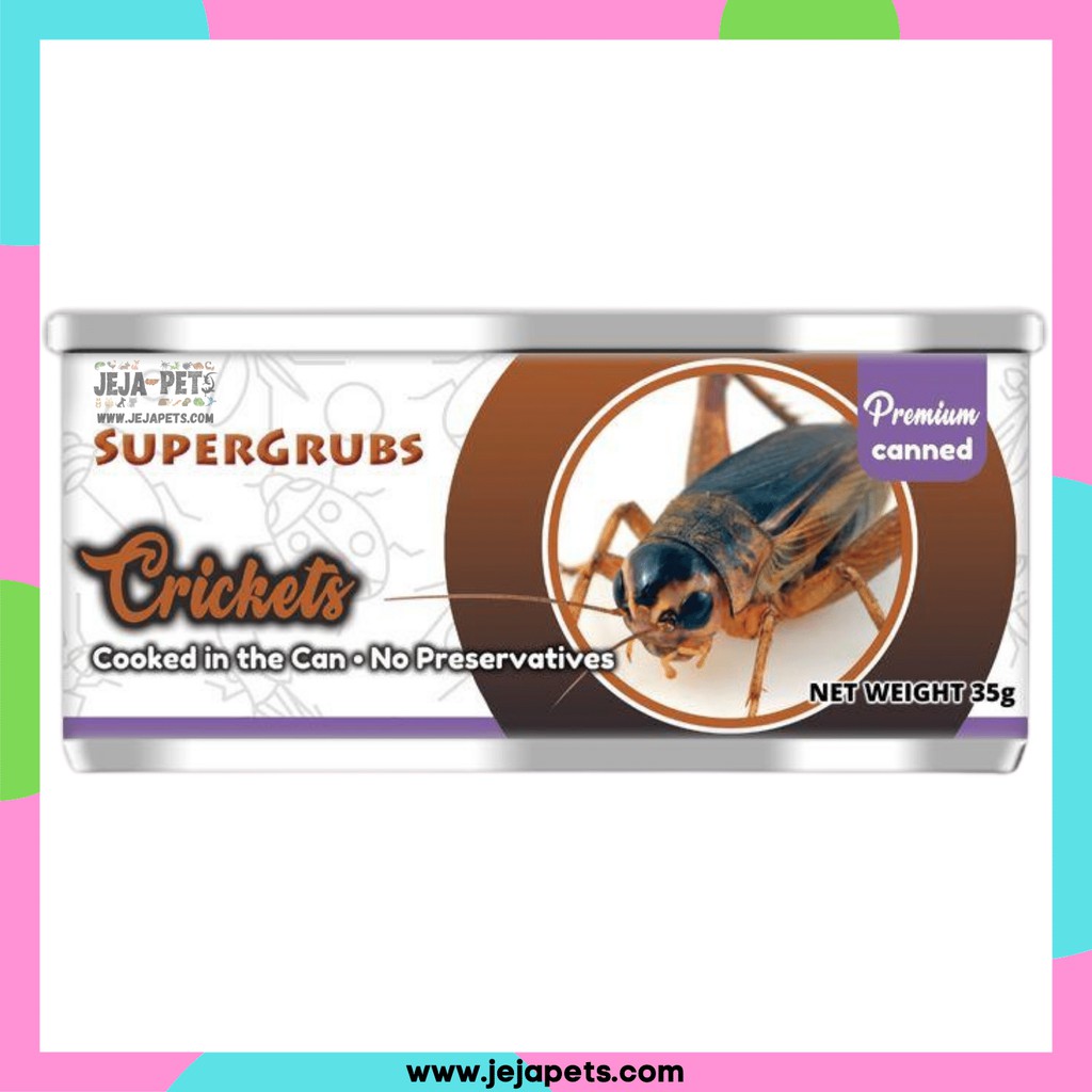 Supergrubs Canned Crickets - 35g | Shopee Singapore