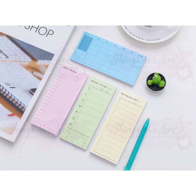 [SG SELLER] [FREE SHIPPING] Weekly Monthly Planner Checklist Daily ...