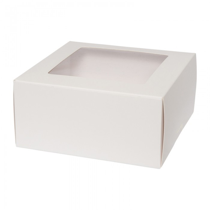 [Set of 3] Cupcake Boxes with Window Gift Packaging / 4 Cupcake Holders ...