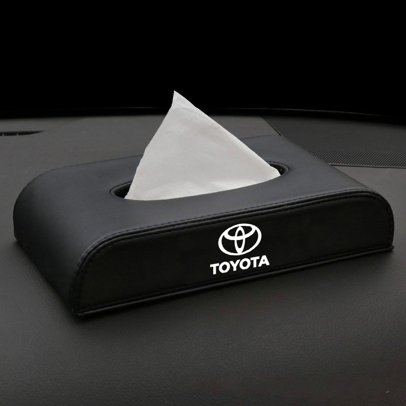 FOR Toyota Tissue Box Leather Carton Dedicated Car Tissue Box | Shopee ...