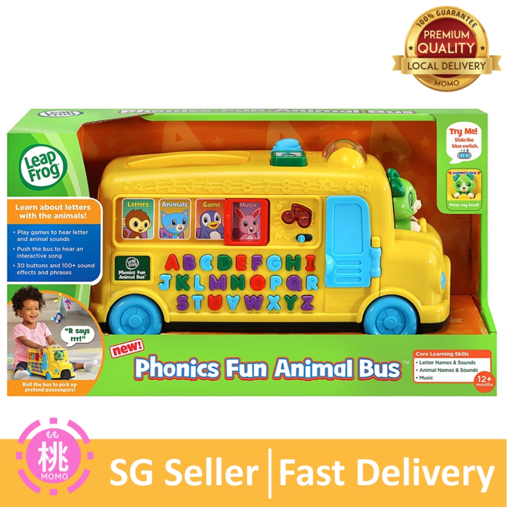 LeapFrog Phonics Fun Animal Bus | Shopee Singapore