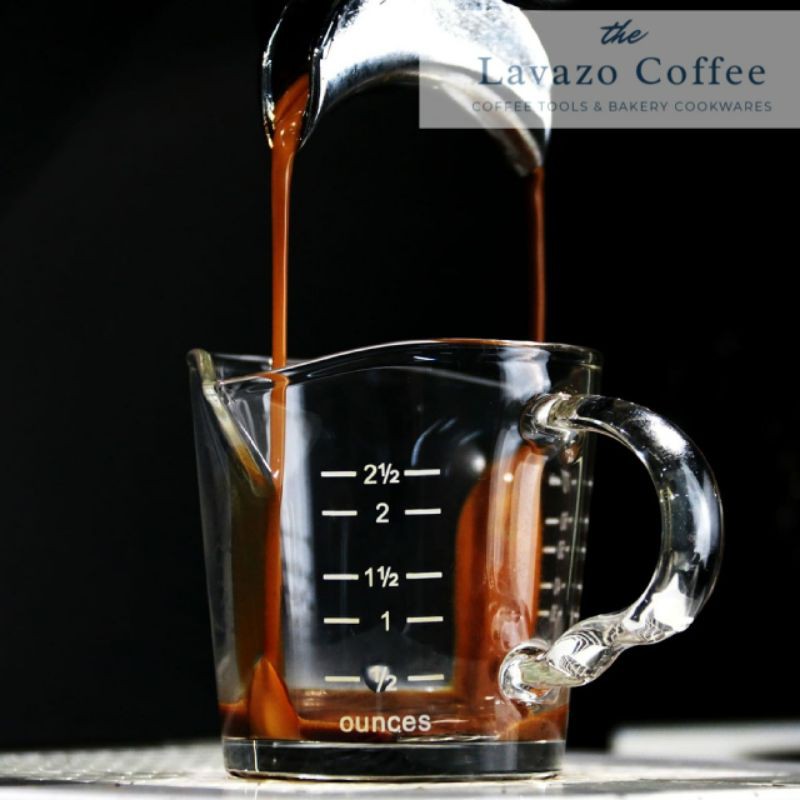 Espresso Shot Glass Double Spout | Gekar Measuring Espresso Coffee ...