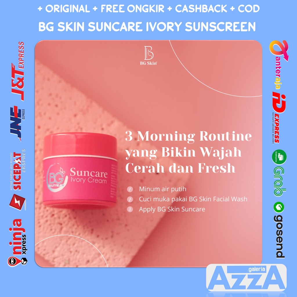 Bg SKIN SUNCARE IVORY SUNSCREEN Secaligus Light Textured Moisture ...