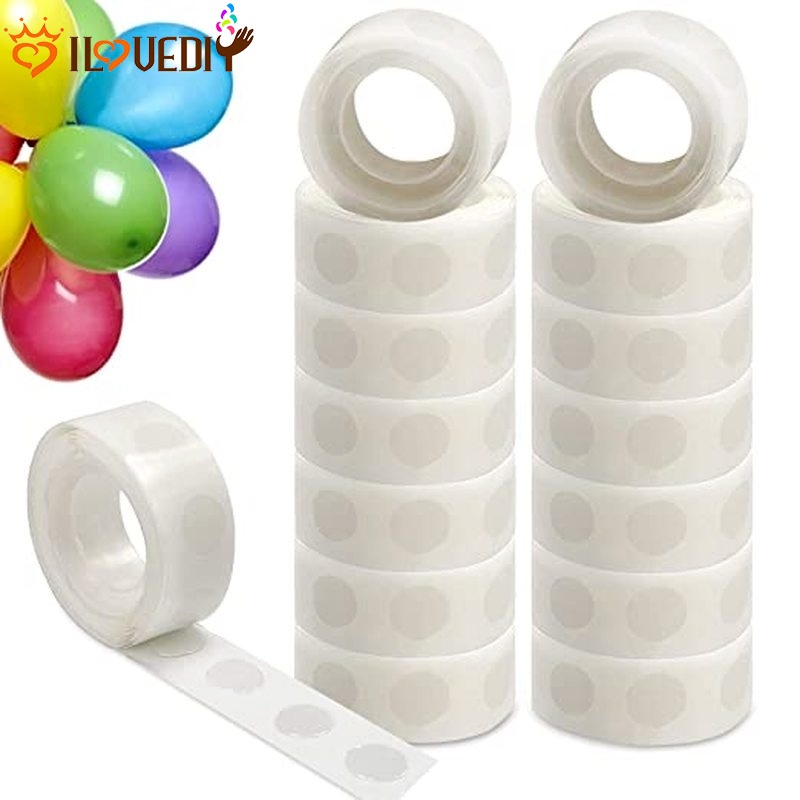 [100 tablets/1 roll ] [seamless balloon tape balloon glue] [removable ...