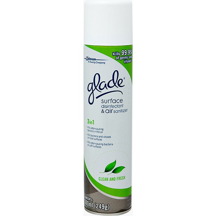 Glade disinfectant spray store