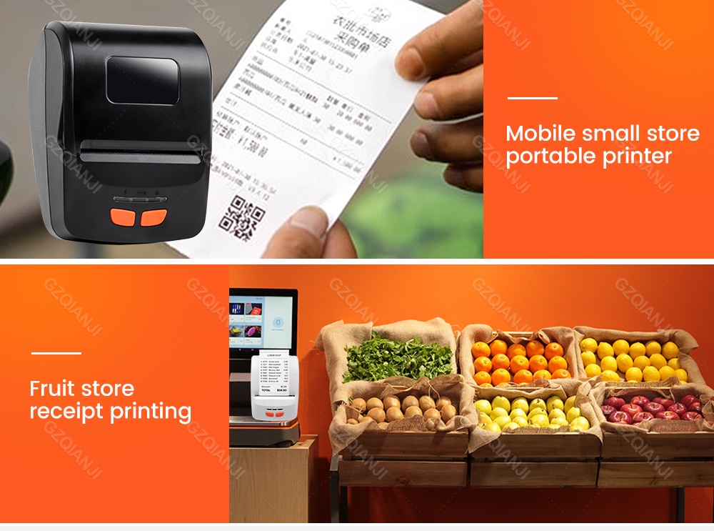 Ready in Stock 58mm POS Bluetooth Portable Thermal Receipt Printer ...