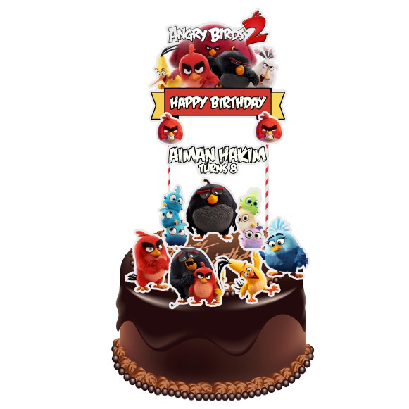 Angry Bird Cake Topper | Shopee Singapore