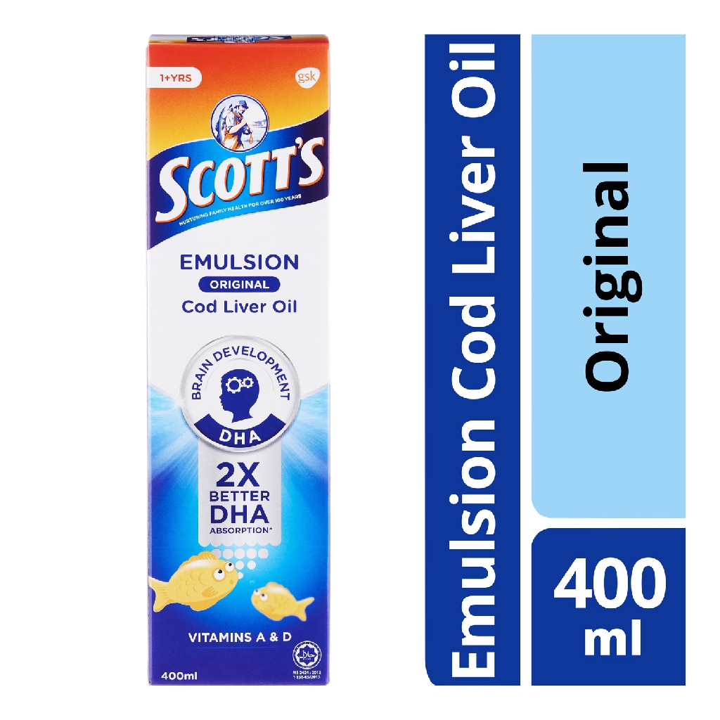 [bundle of 2 ] Scott's Emulsion Cod Liver Oil - Original | Shopee Singapore