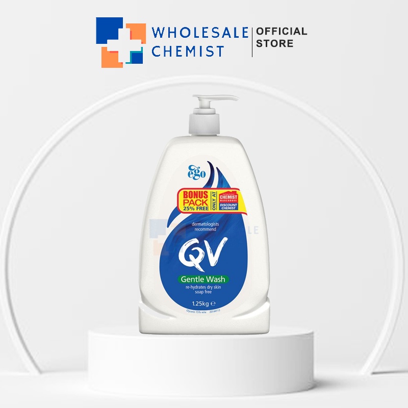 QV Gentle Wash 1.25L For Sensitive Skin and Dry Skin | Shopee Singapore