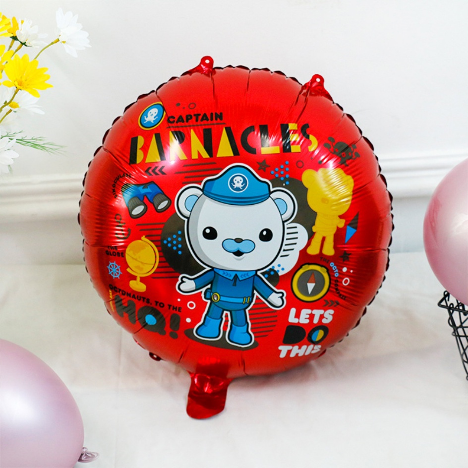 New The Octonauts Theme Birthday Party Aluminum Film Balloons Set ...