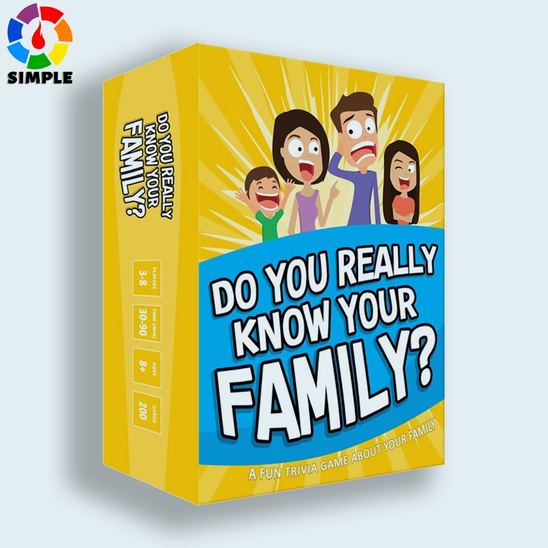 Do You Really Know Your Family? A Fun Family Game Filled with ...