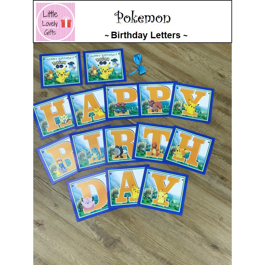 Pokemon Birthday Letters (Free Normal Mail) | Shopee Singapore