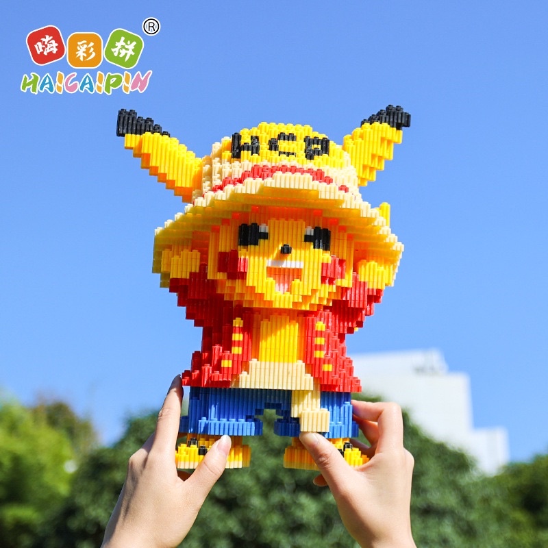 Lego Nano Jumbo Size Gear-Haicaipin 57092-57093 18035 Pokemon Pikachu ...