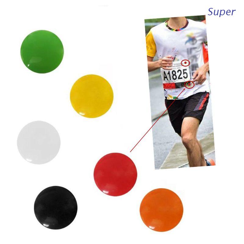 Super 4Pcs Running Bib Clips Fixing System Magnetic Race Number Buckle ...