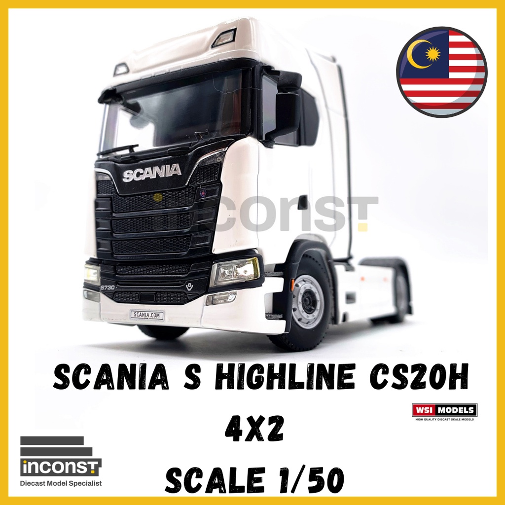 WSI Models | SCANIA S HIGHLINE CS20H 4X2 | Diecast 1/50 Scale Model ...