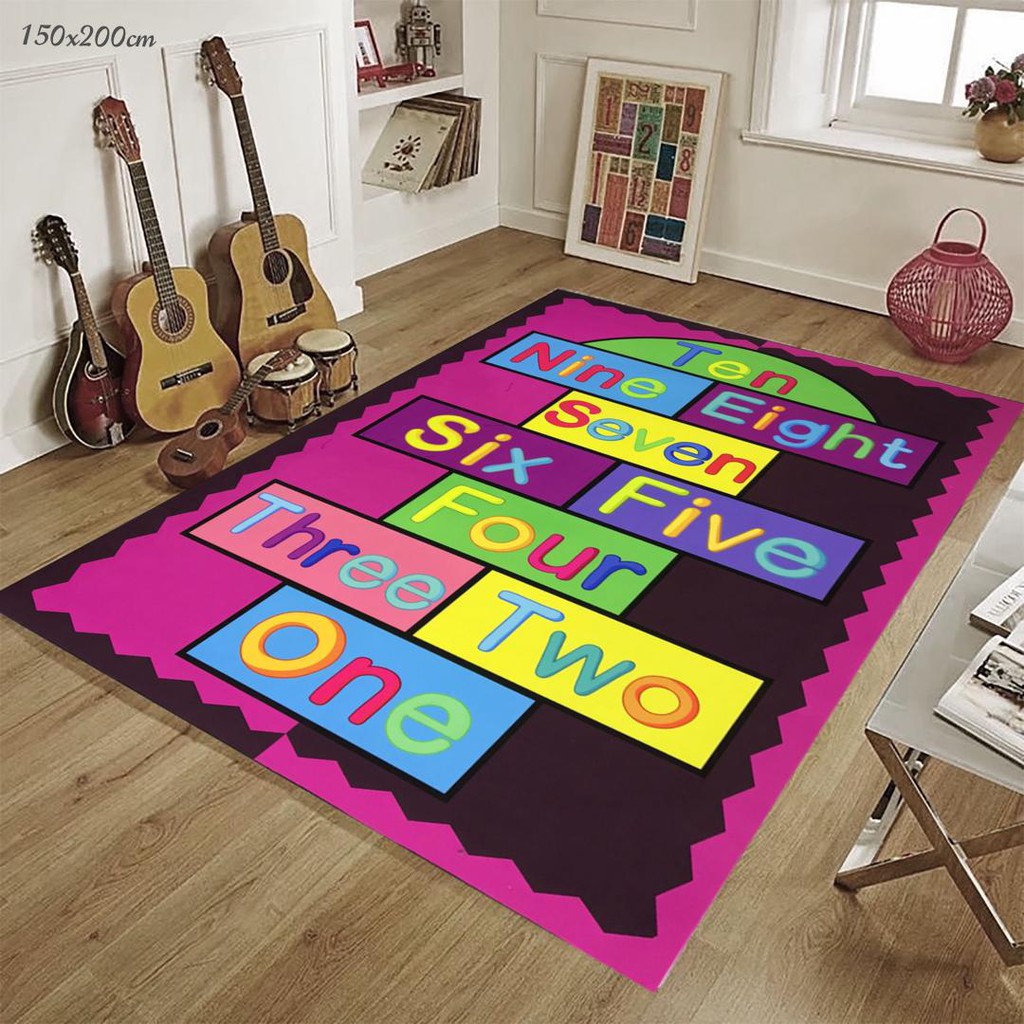 Carpet ABC Kids Carpet Education Queen saiz(M) | Shopee Singapore