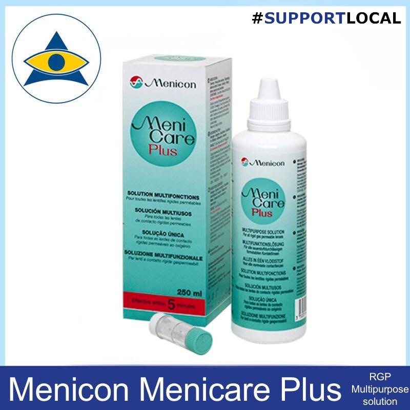 Menicon Meni Care Plus Multipurpose Solution RGP hard lens solution ...