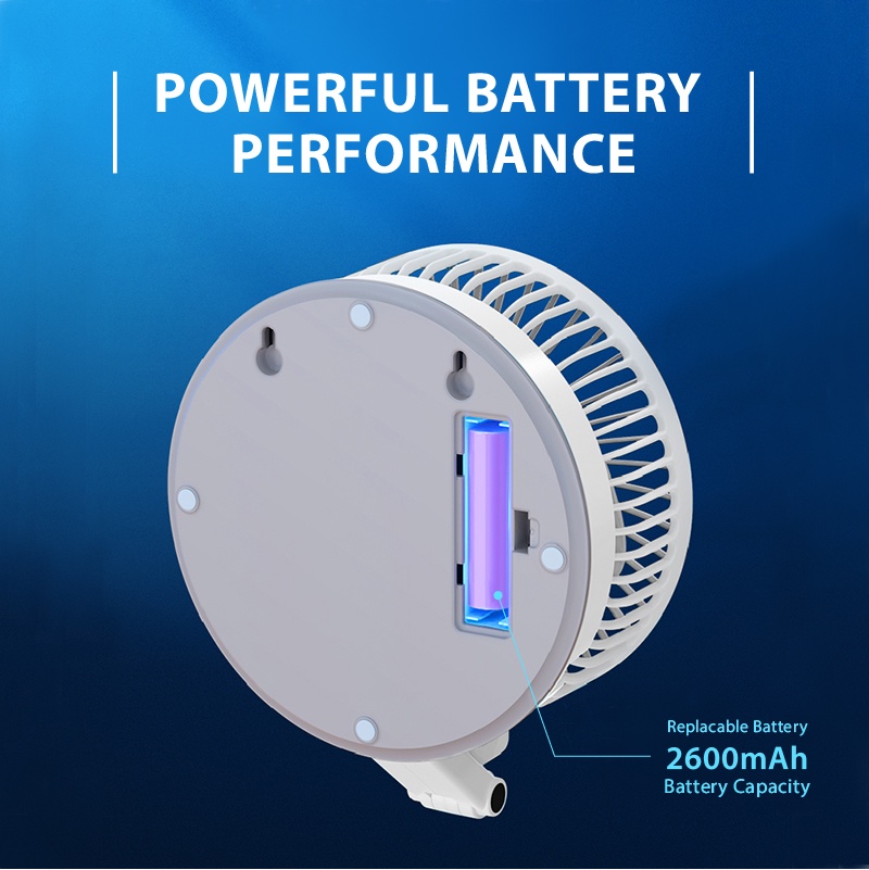 🚀[SG] Portable Foldable Fan With Night Lamp/ Table Fan/ Wall Fan/ USB ...