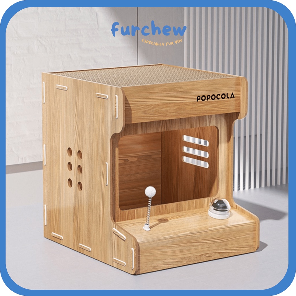[SG] Multifunctional Game Console Station Cat Nest House Corrugated Box ...