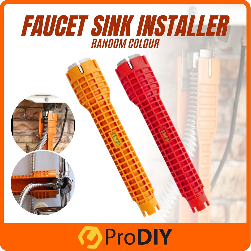 1PC Faucet and Sink Installer 5-In-1 Multipurpose Tool Water Tap Sink ...
