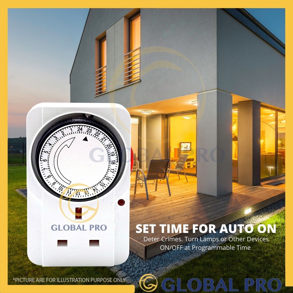 [ SIRIM ] EUROSAFE /M-Lite / SUNSTAR 13A 24Hours Plug In Timer Switch Plug Timer Socket Timer ...
