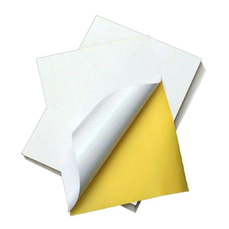 Printable sticker paper (Labelers/Adhesive) A4 Size | Shopee Singapore